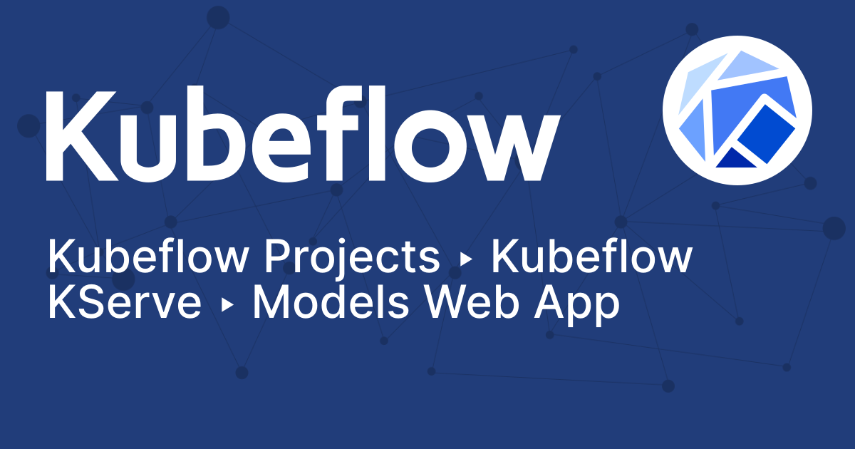 Models Web App | Kubeflow