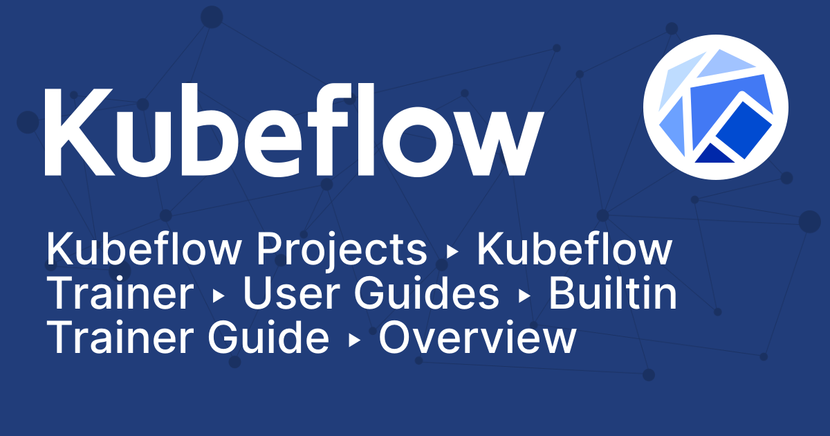 Overview | Kubeflow