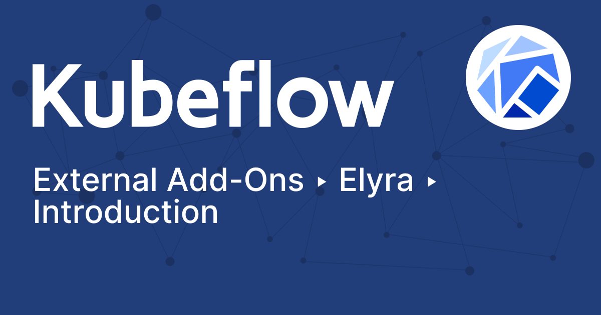Introduction | Kubeflow